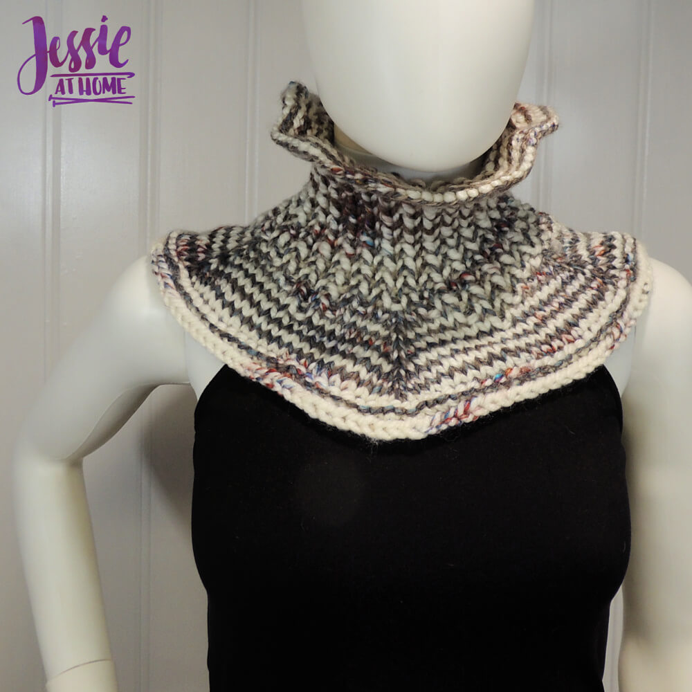 Claire's Cowl - an elegant knit cowl that keeps your neck warm and tucks into your coat - Jessie ...