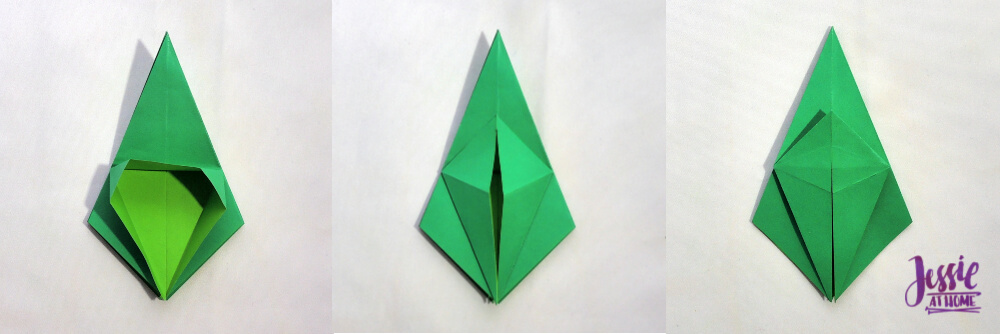 Origami Frog Base - written and pictorial tutorial | Jessie At Home