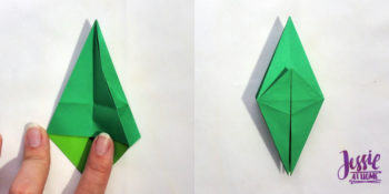 Origami Frog Base - written and pictorial tutorial | Jessie At Home