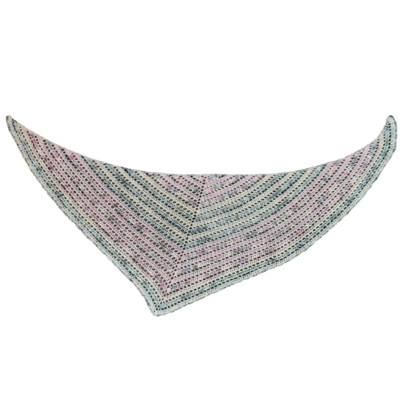 This Asymmetrical Triangle Shawl Crochet Pattern Is Both Elegant and ...