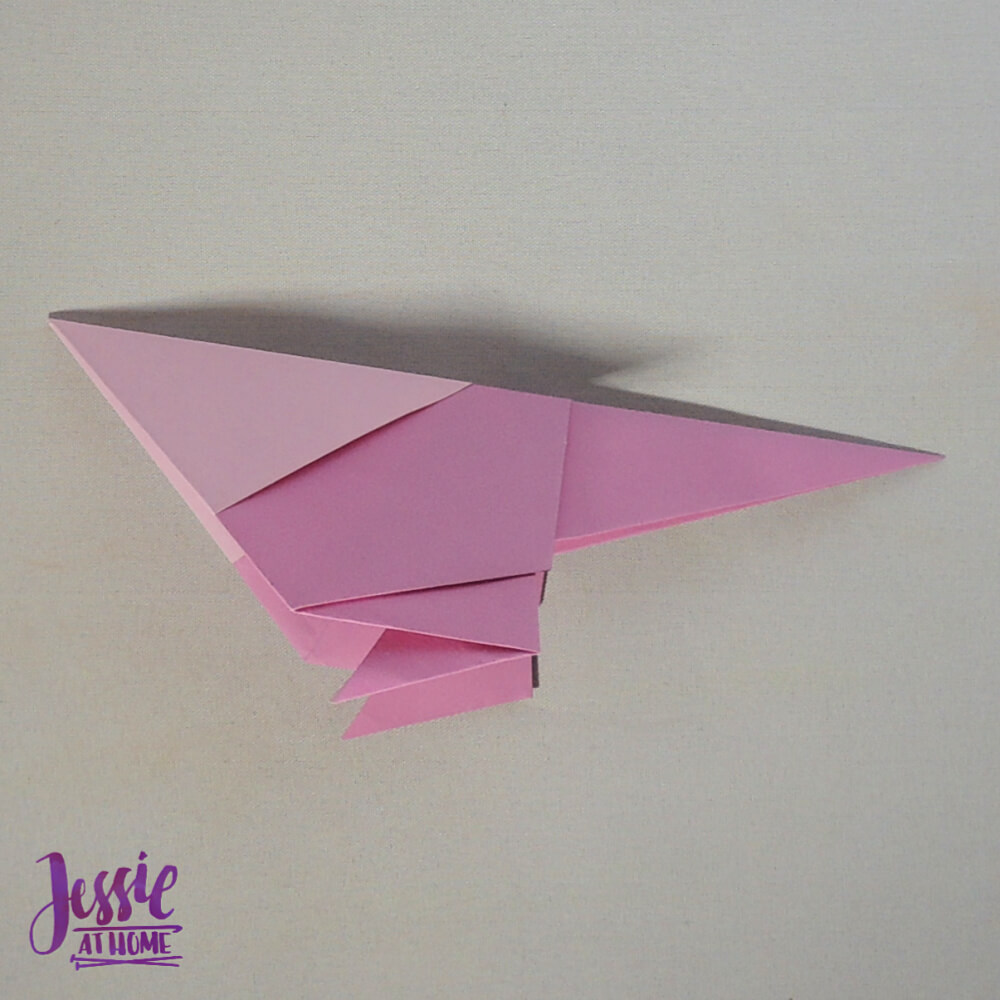 Origami Little Bird - try placing them in your houseplants - Jessie At Home