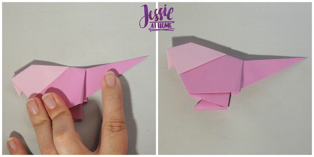 Origami Little Bird - try placing them in your houseplants - Jessie At Home