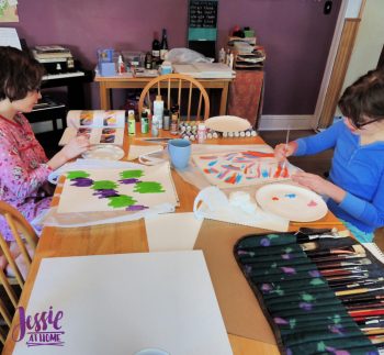 Happy Abstracts - so much fun for both kids and adults - Jessie At Home