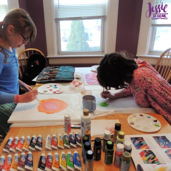 Happy Abstracts - so much fun for both kids and adults - Jessie At Home