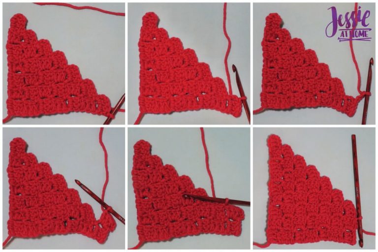 Scarf Squared - Double Crochet C2C Box Stitch Tutorial - Jessie At Home