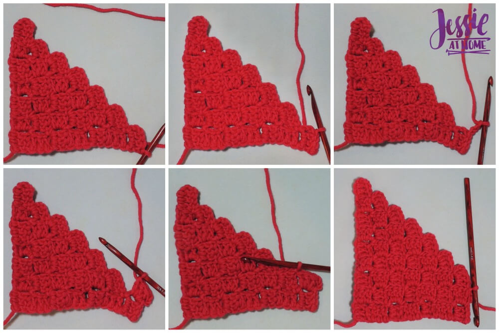 Scarf Squared - Double Crochet C2C Box Stitch Tutorial - Jessie At Home