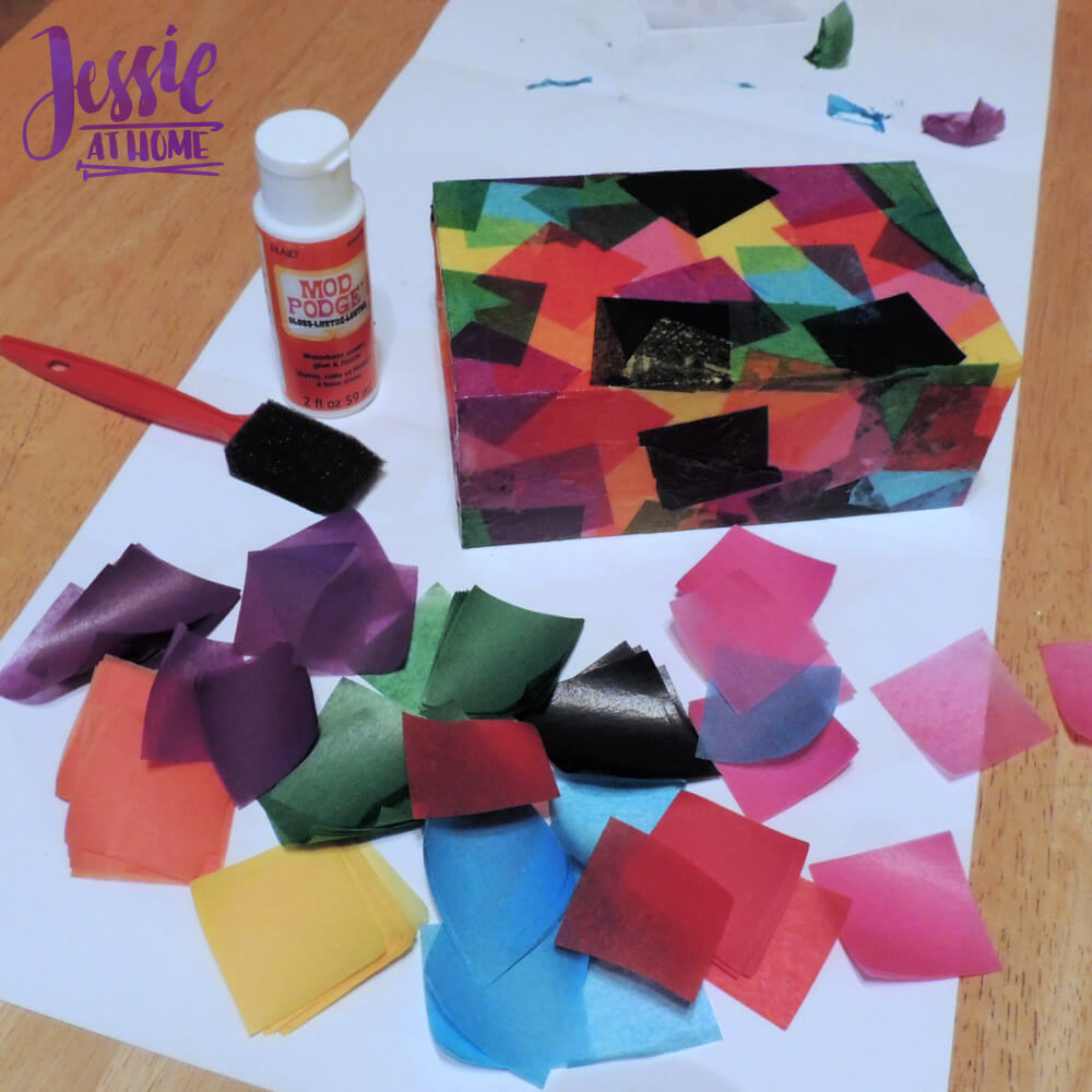 Marvelous Mosaics - April Orange Art Box Projects - Jessie At Home