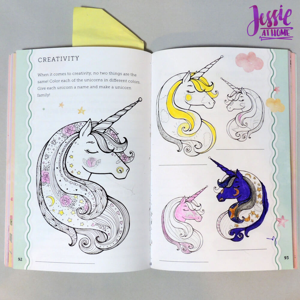 Unicorn Tales - a magical guided journal review - Jessie At Home