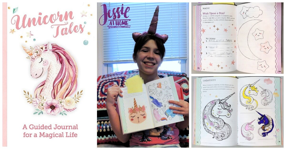 Unicorn Tales - a magical guided journal review - Jessie At Home