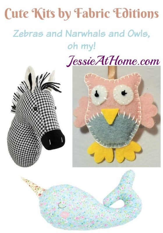 Cute Kits by Fabric Editions - Zebras and Narwhals and Owls, oh my ...