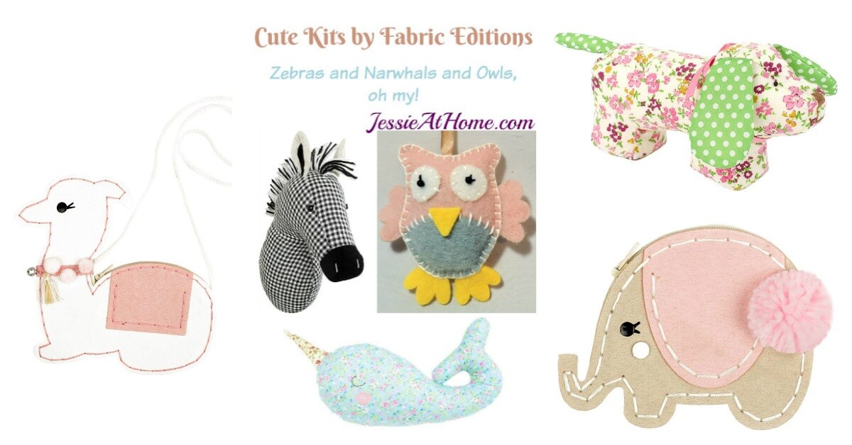 Cute Kits by Fabric Editions - Zebras and Narwhals and Owls, oh my ...