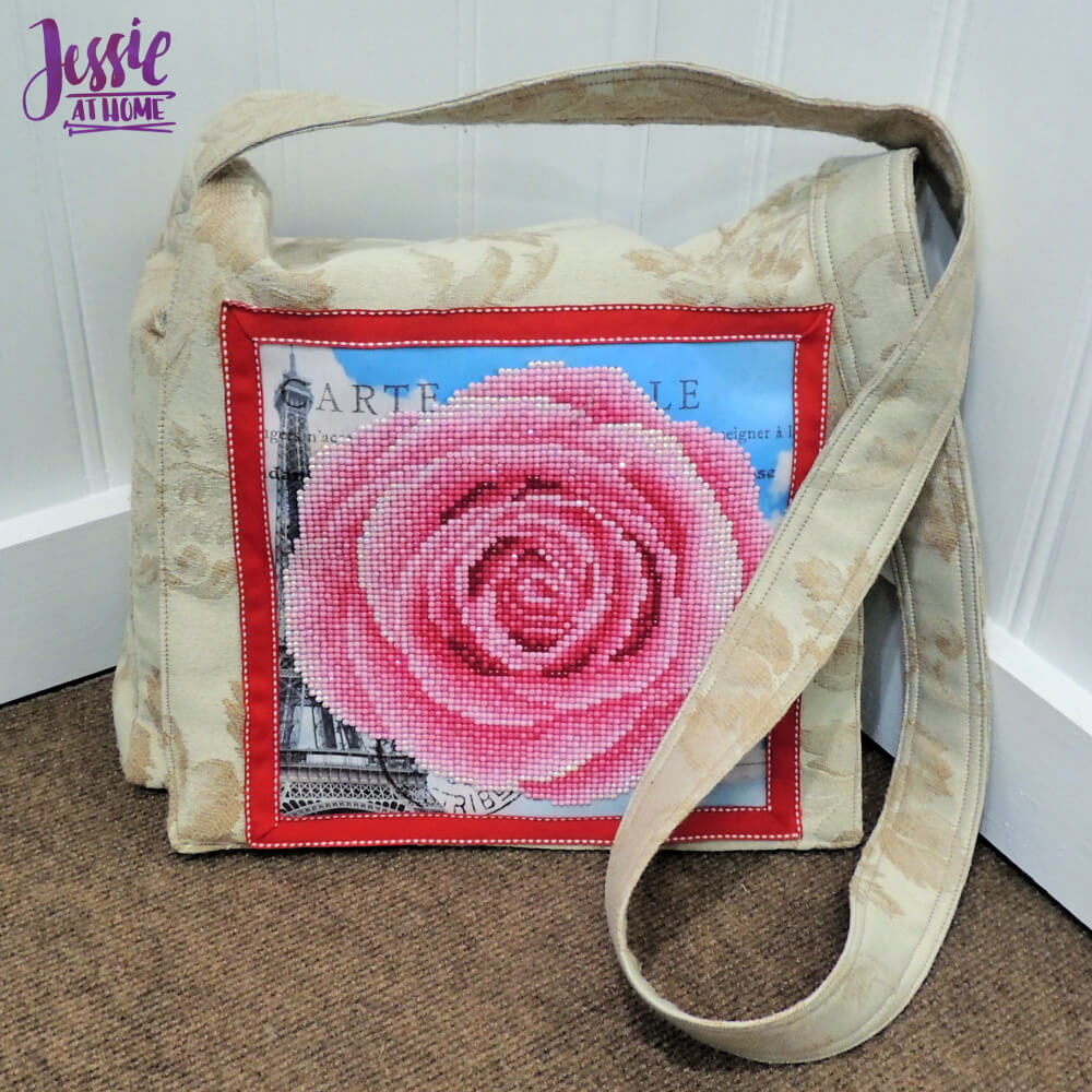 Diamond Art Messenger Bag Sewing Tutorial & Pattern | Jessie At Home