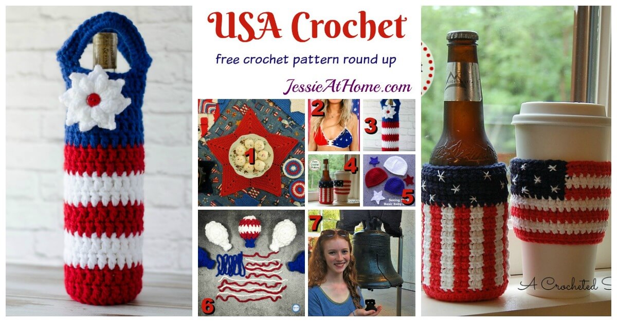 Free USA Crochet Patterns - Show off your patriotic spirit