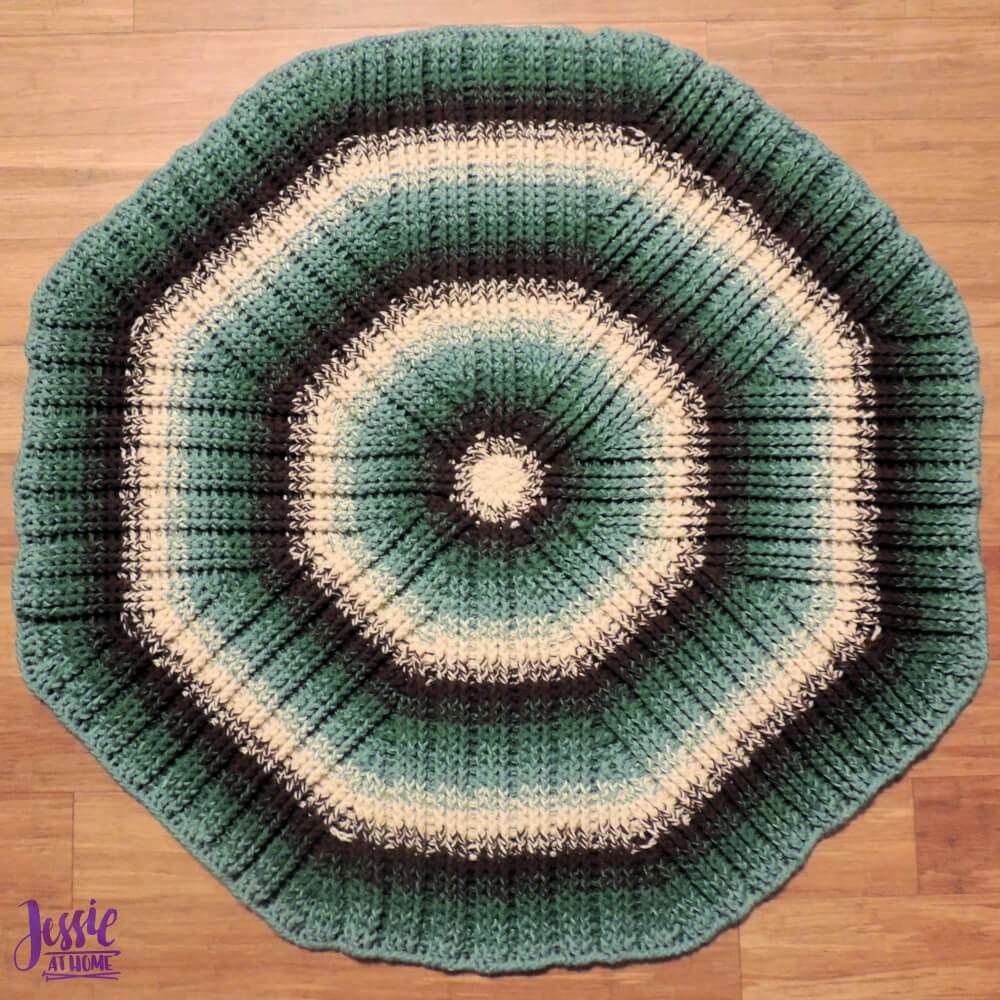 Crochet Post Stitch - Mossy Oaks Rug | Jessie At Home