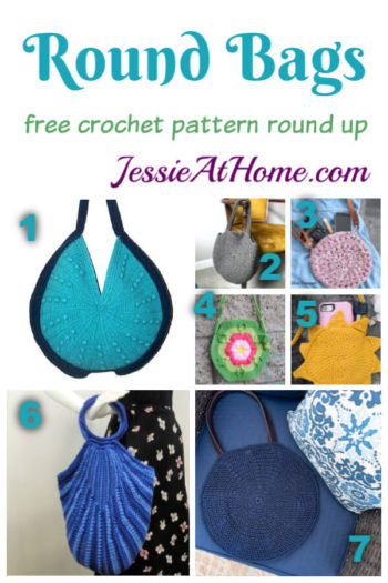 Round Bag Crochet Pattern Round Up - Jessie At Home
