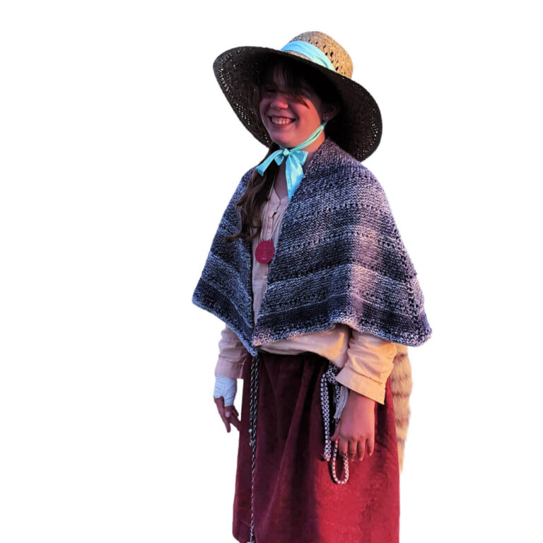 Learn How To Knit a Shawl With This Simple Eyelet Row Knitting Pattern