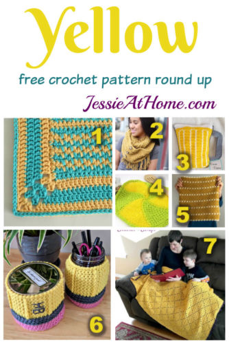 Crochet in Yellow - A bright and happy free crochet pattern round up!