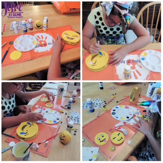 DIY Emoji Crafts fro Kids - September Orange Art Box Projects