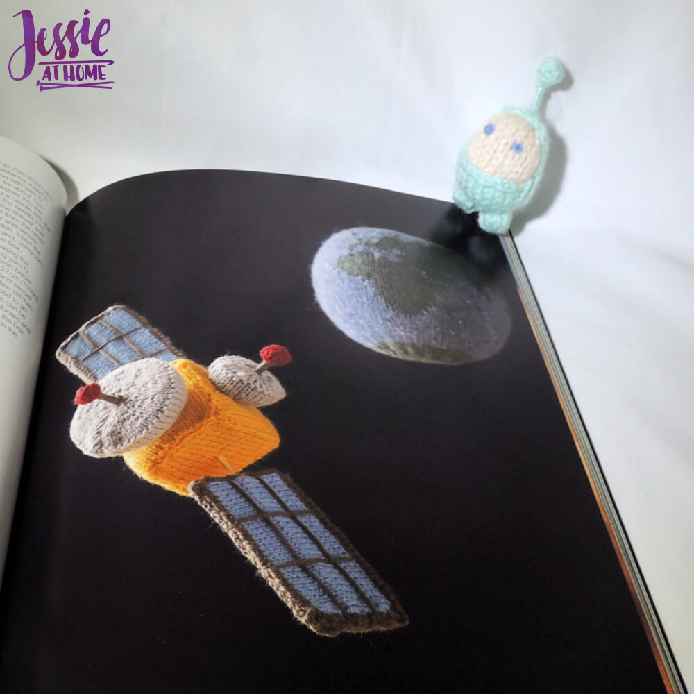 Space Knits for all! Mini Knitted Cosmos Book Review | Jessie At Home