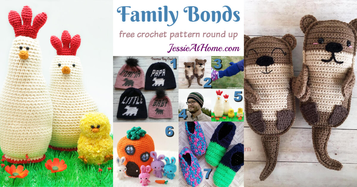 Family Bonds Crochet Patterns - Feel the love! | Jessie At Home