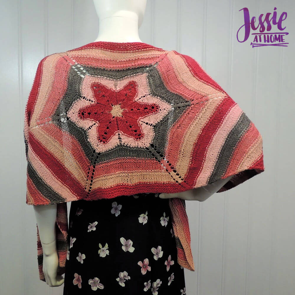 Knit Hexagon Wrap - Hexed Flower | Jessie At Home