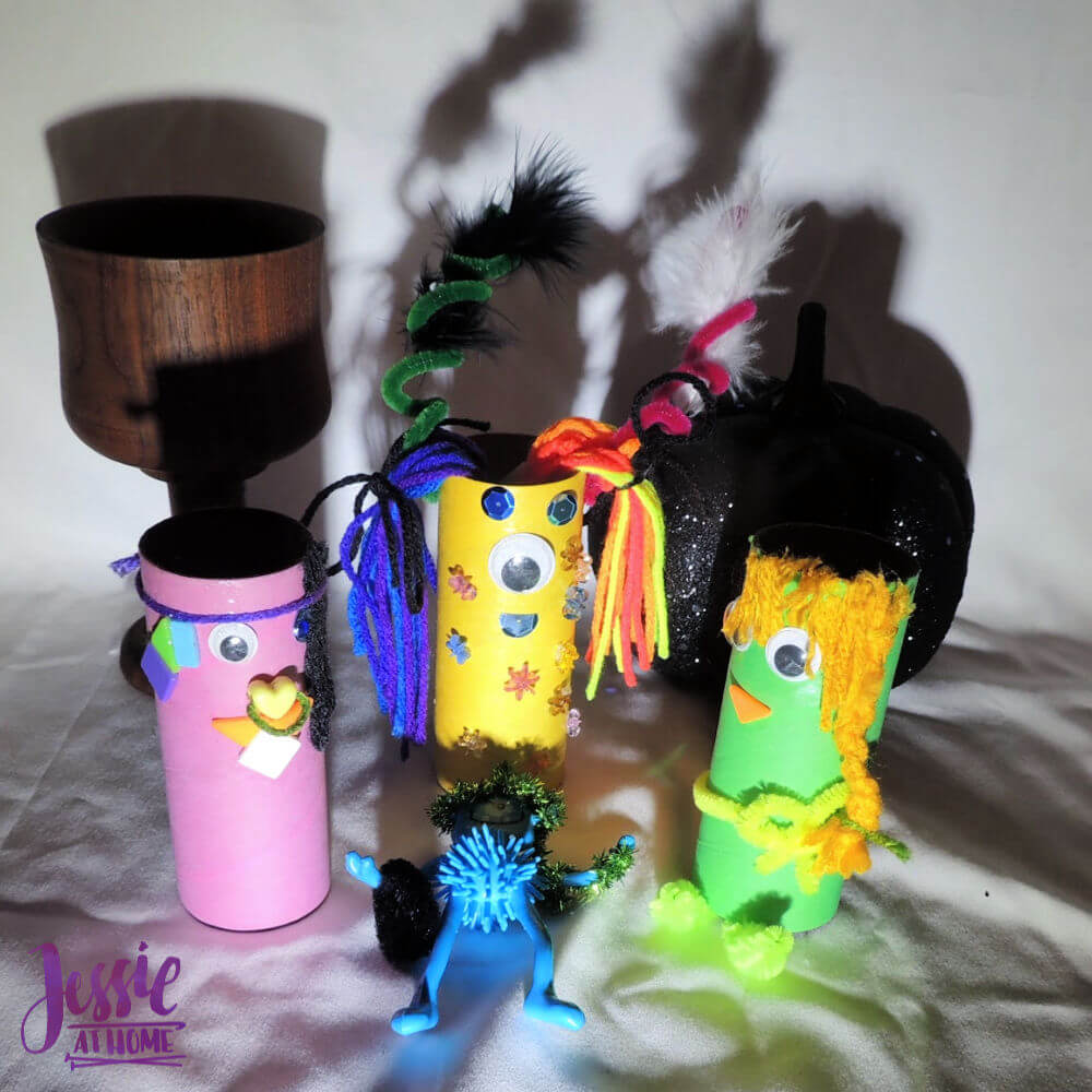 Monster Crafts - October Orange Art Box Projects - Jessie At Home