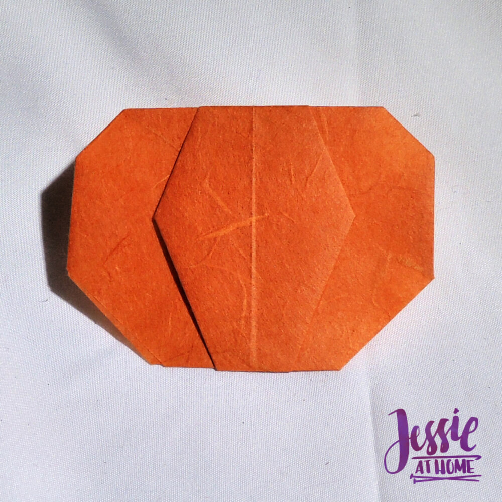 Origami Pumpkin Pattern - written and pictorial tutorial | Jessie At Home