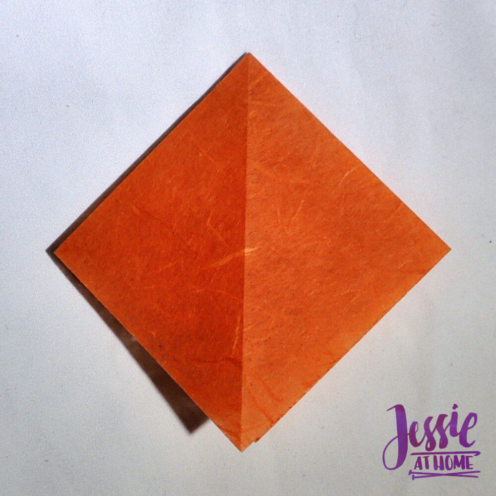 Origami Pumpkin Pattern - written and pictorial tutorial | Jessie At Home