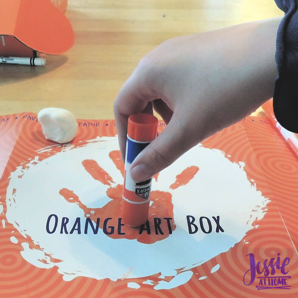 Arctic Friends - December Orange Art Box Projects with Kyla and Vada