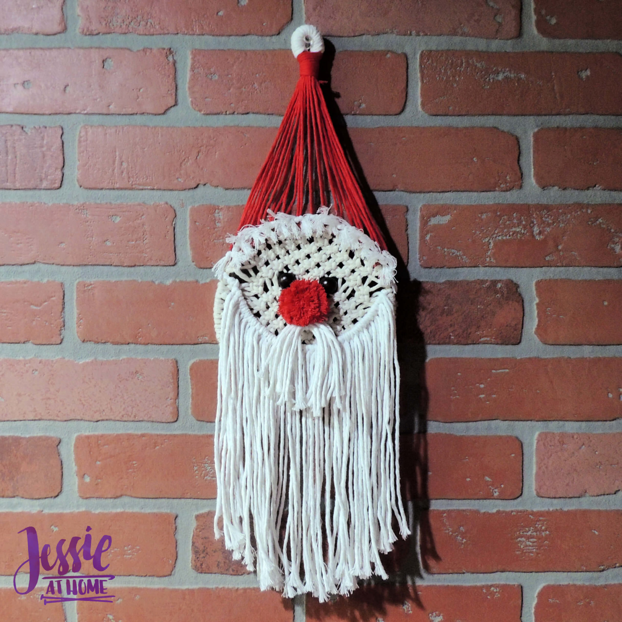 Santa Macrame Kit - what a jolly way to be knotty! - Jessie At Home