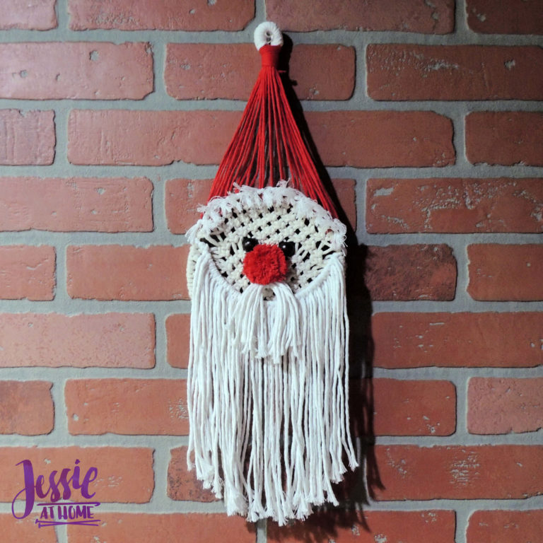 Santa Macrame Kit - what a jolly way to be knotty! - Jessie At Home