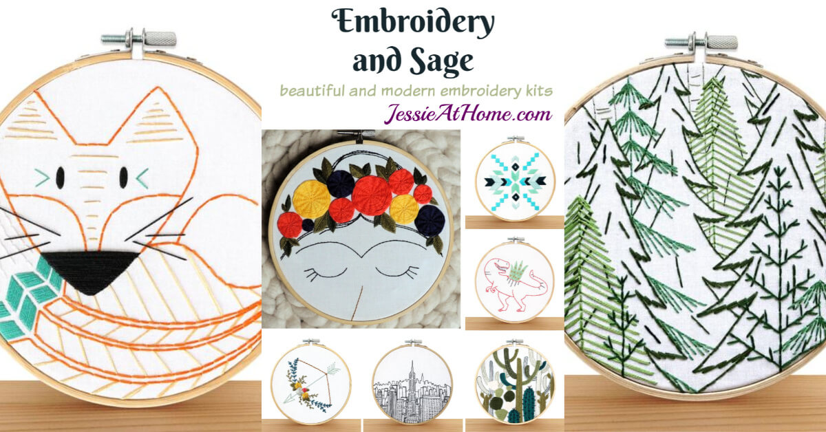 Embroidery and Sage - Modern Embroidery Kits - Jessie At Home