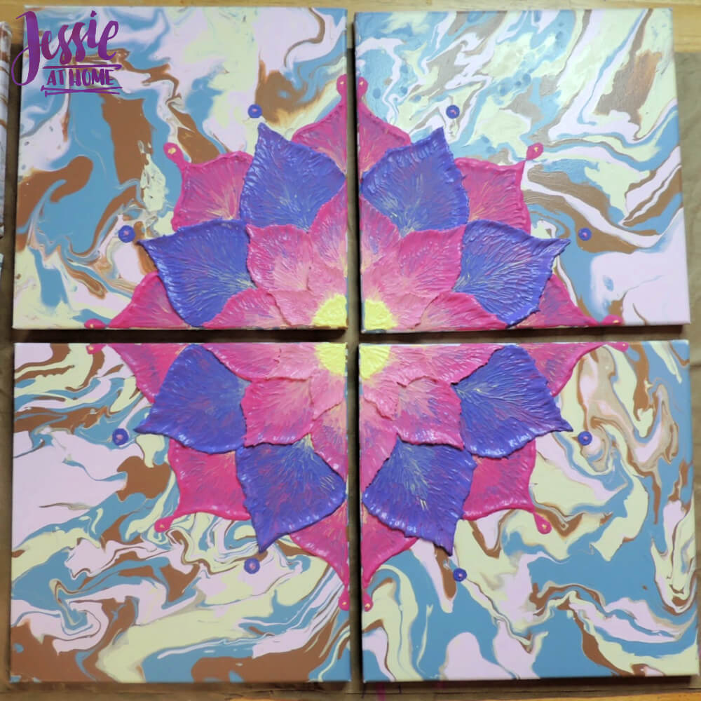 Dimensional Paint and Paint Marbling Tutorial - Jessie At Home
