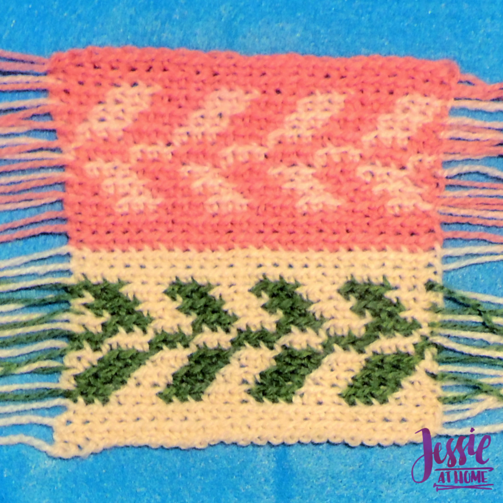 Fair Isle Crochet - With just 1-2 colors per row! - Jessie At Home