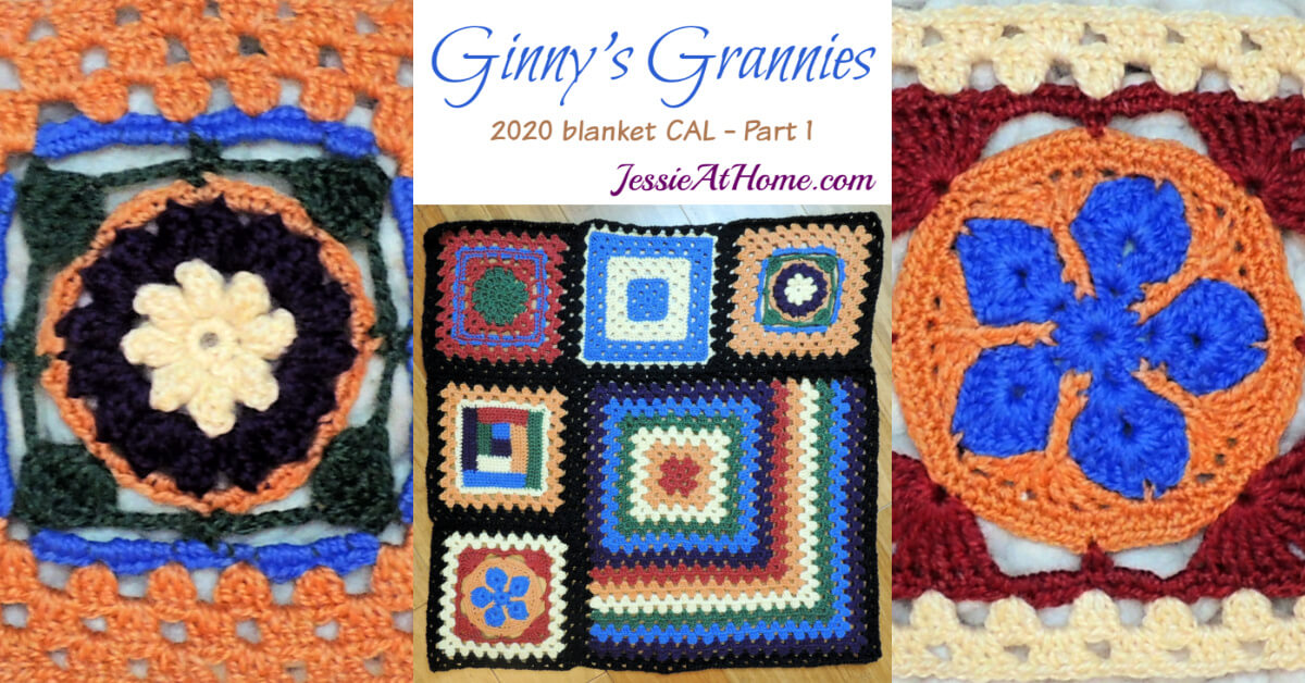 Granny Square Sampler Beginnings - CAL Part 1- Jessie At Home