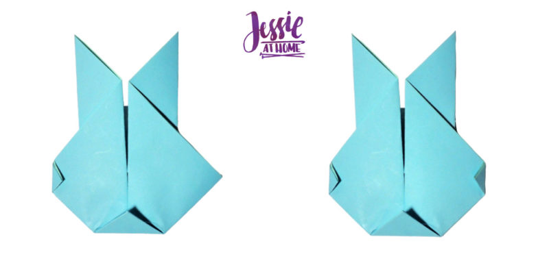 Origami Bunny Head - Fun for all ages! - Jessie At Home