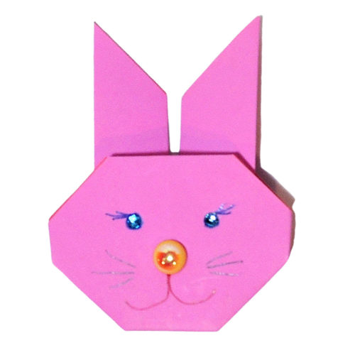 Origami Bunny Head - Fun for all ages! - Jessie At Home