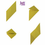 Origami Modular Cube - written, pictorial & video tutorial - Jessie At Home