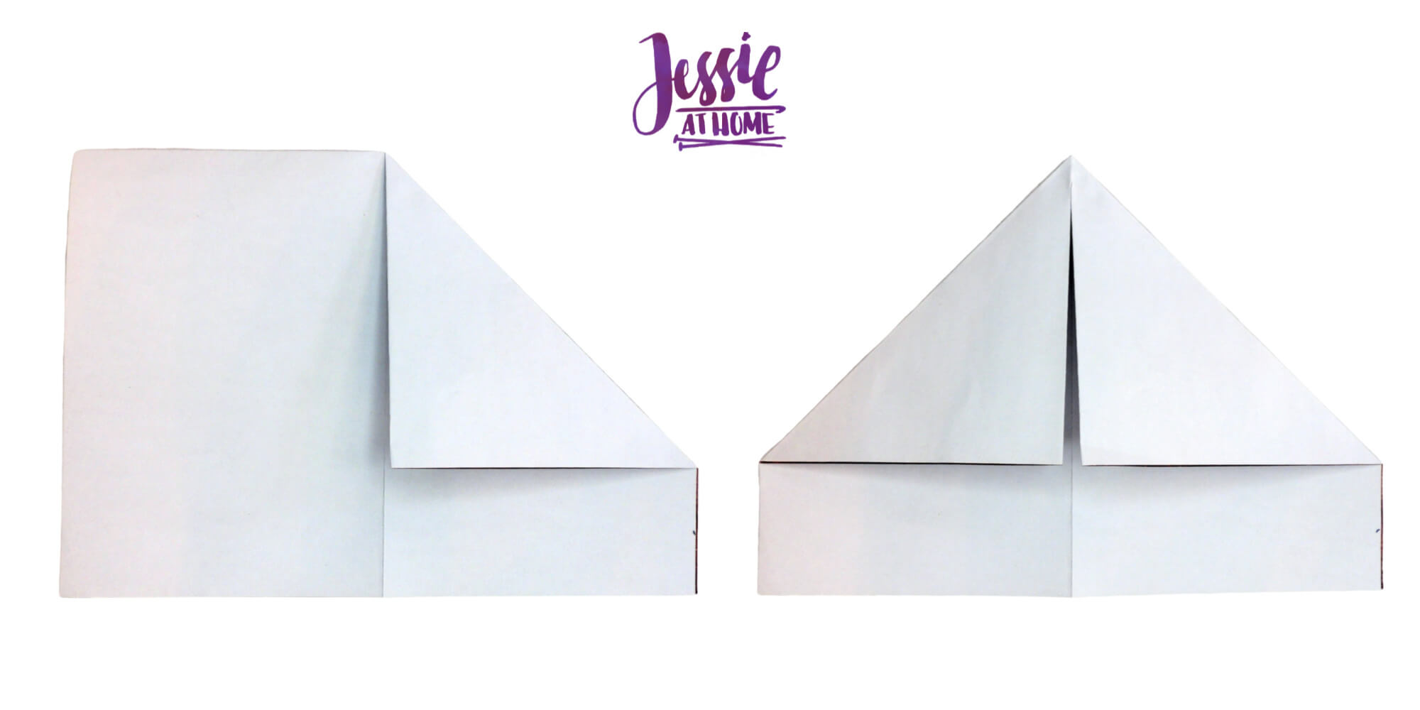 Origami Knight Helmet - written and pictorial tutorial - Jessie At Home