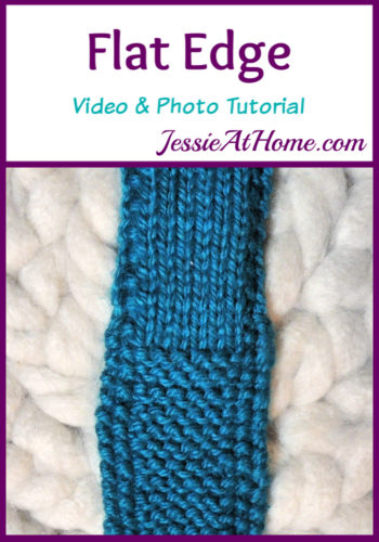 Flat Edge Knit Edging Stitchopedia Video & Photo Tutorial