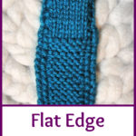 Flat Edge Knit Edging