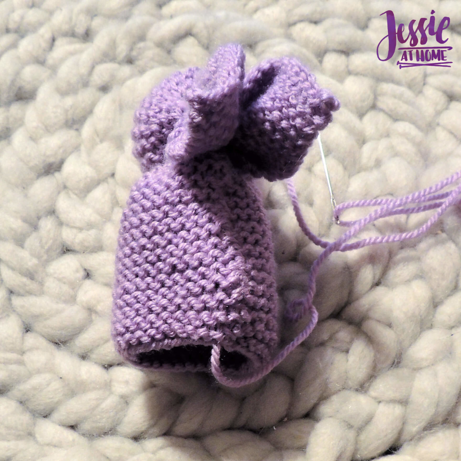 Bunny Squared - make a bunny from a square - Jessie At Home