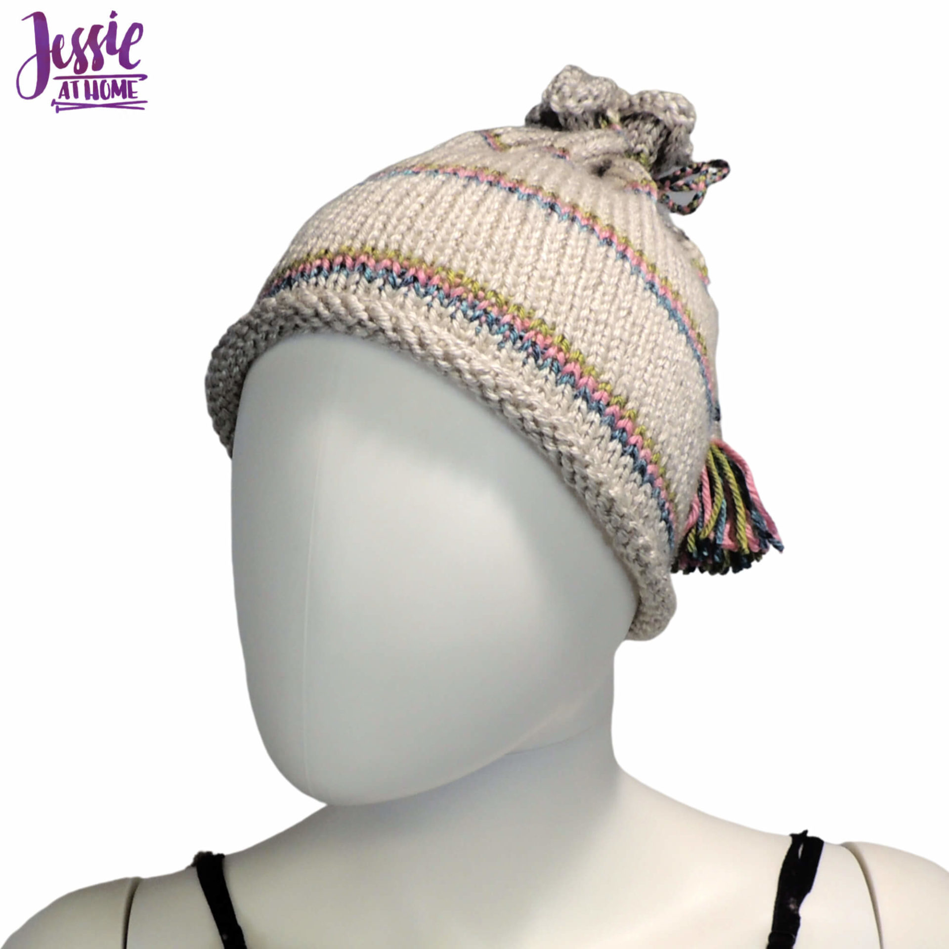 Rolled Brim Knit Hat - Roly Poly Hatty - Jessie At Home