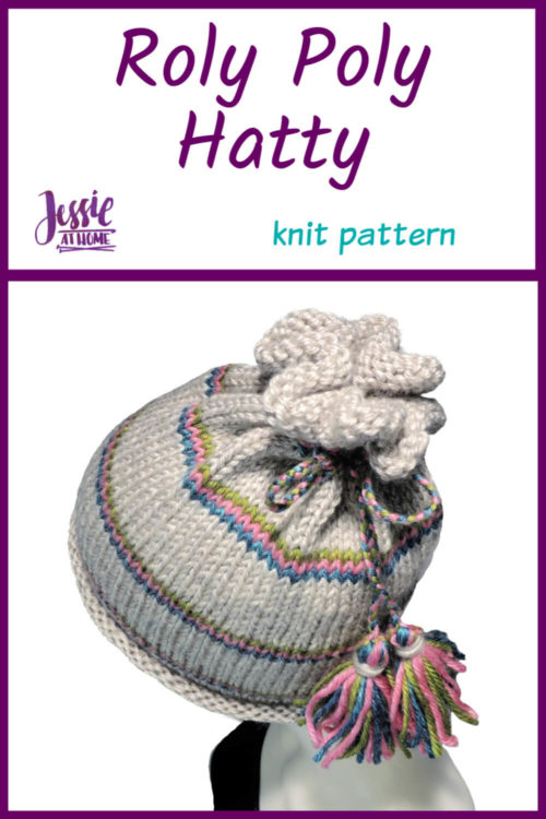 Rolled Brim Knit Hat - Roly Poly Hatty - Jessie At Home