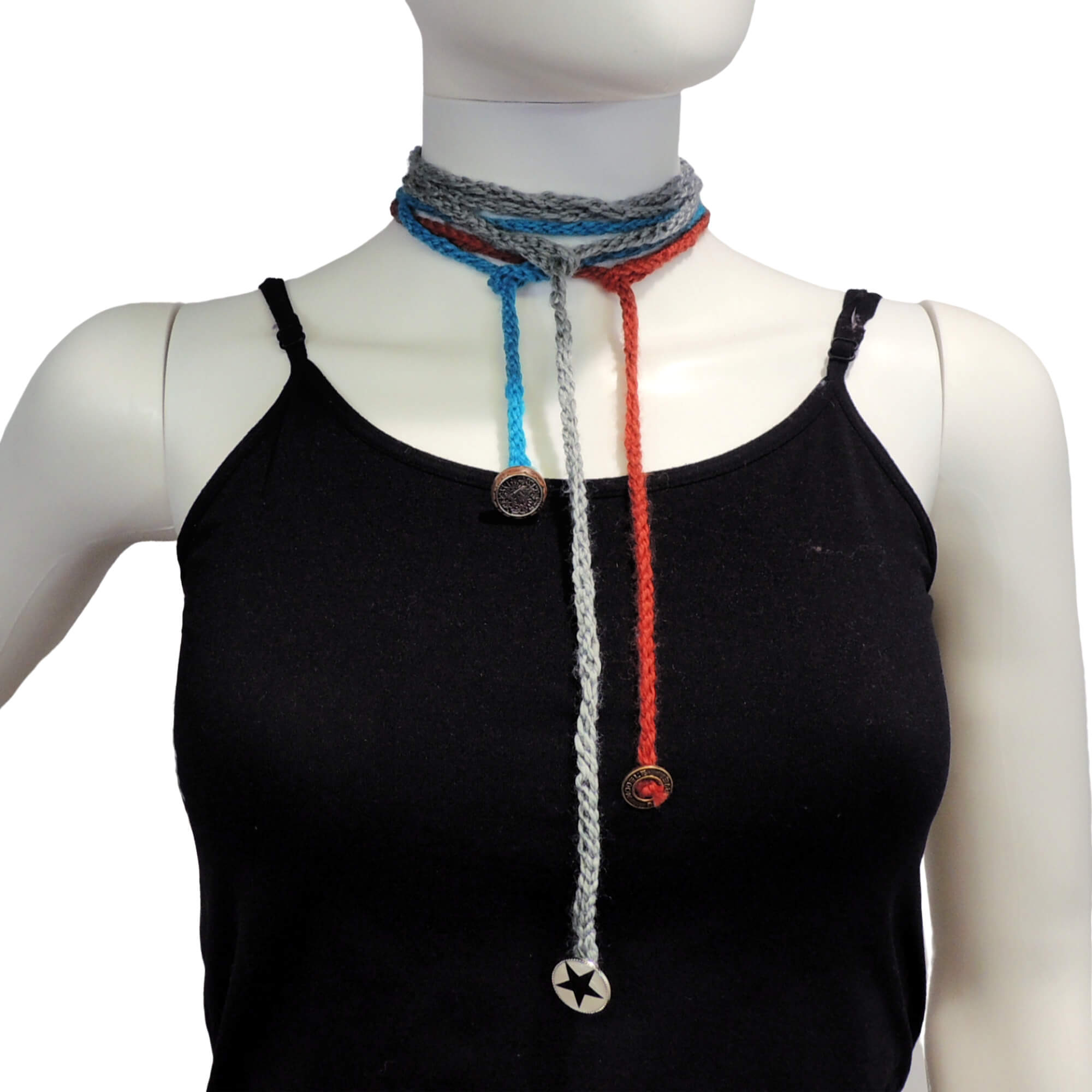 Simple Knit Wrap Bracelet - a great learn-to-knit project! - Jessie At Home