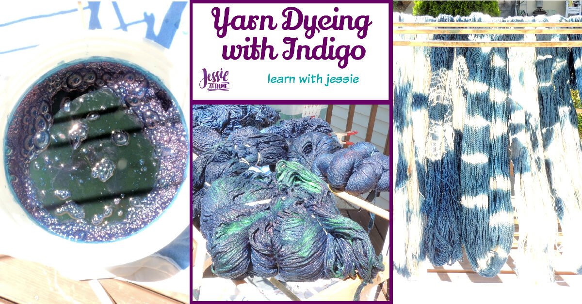 Yarn Dyeing with Indigo - This is so cool! - Jessie At Home