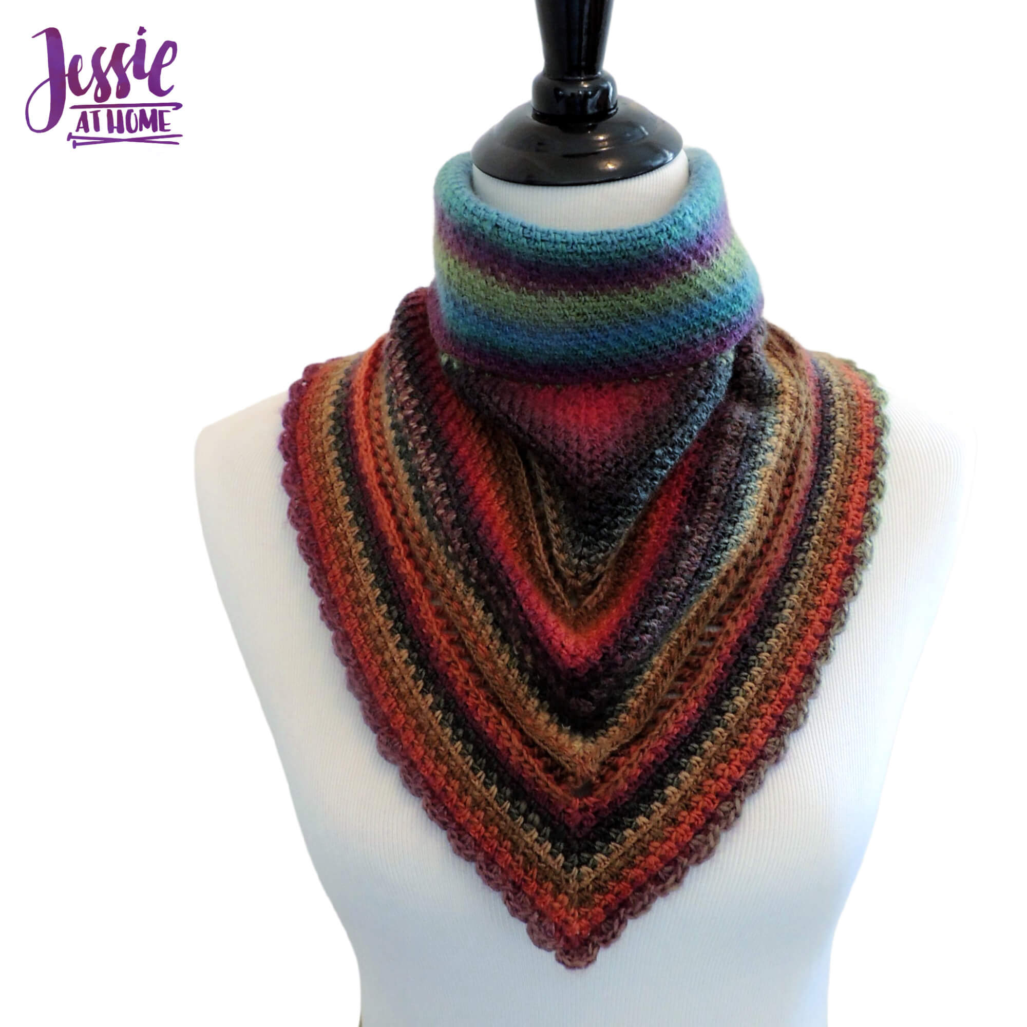 Fall Cowgirl - A feisty crochet cowl for fall fun - Jessie At Home