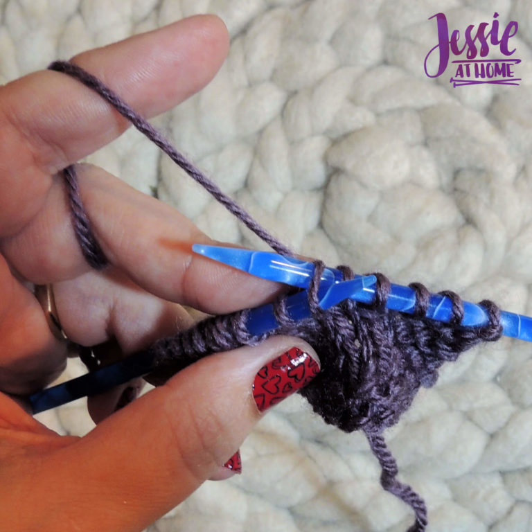 How to KFB - Knit Front and Back - Jessie At Home