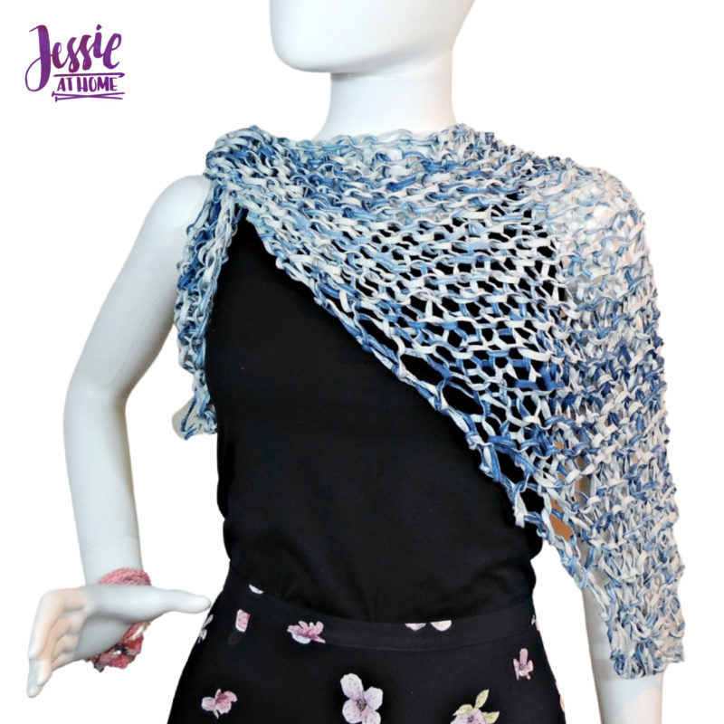 Mesh Knit Shawl: Just Meshing Around - Easy and Elegant