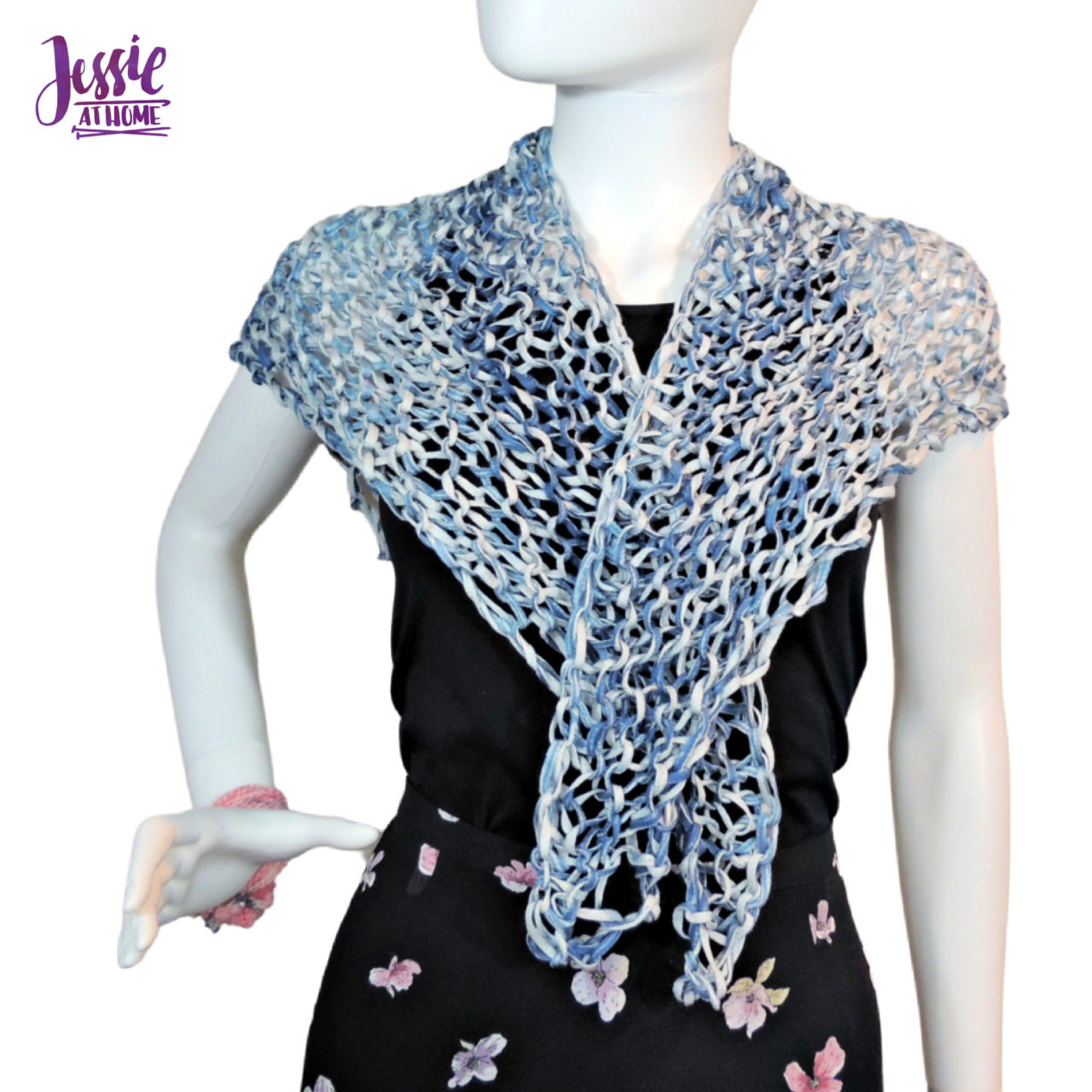 Mesh Knit Shawl: Just Meshing Around - Easy and Elegant